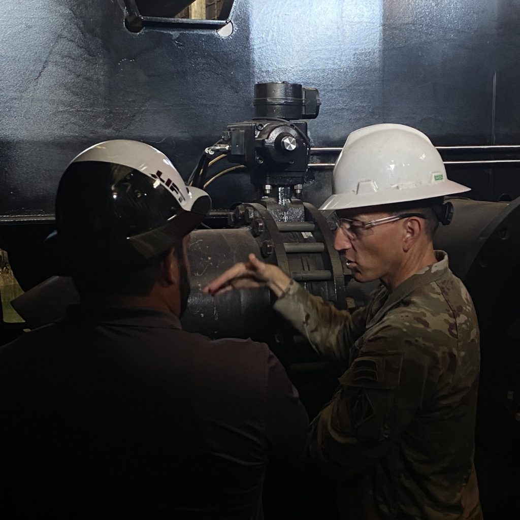 USACE Galveston District Commander Rhett Blackmon Tours the Lorraine ...